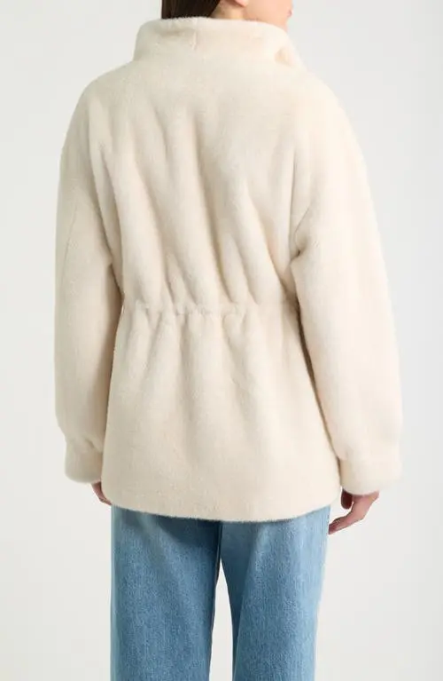 Bernardo Faux Fur Short Coat