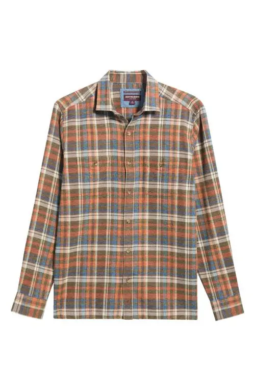 Johnston & Murphy Woodson Plaid Cotton Shirt