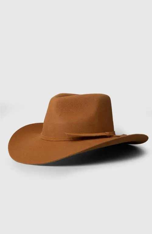 MANELA The Billie Premier Western Cowboy Hat - Brown
