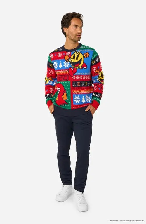 Opposuits Pac-man Holiday Sweater