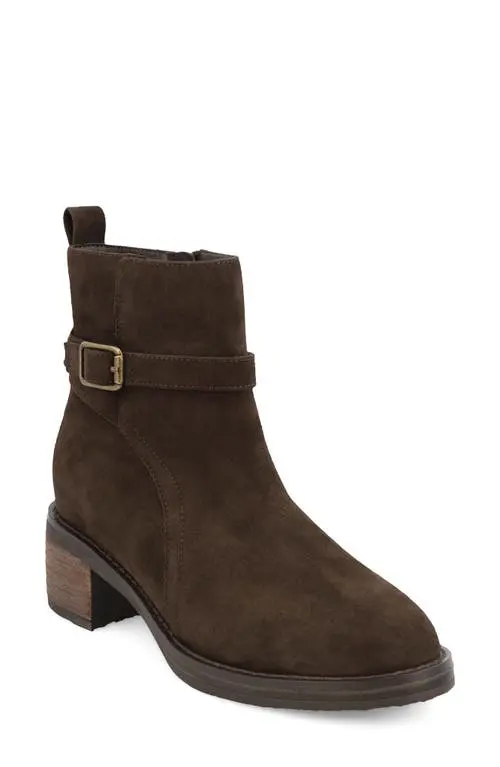 Mia Desmond Faux Leather Bootie - Espresso