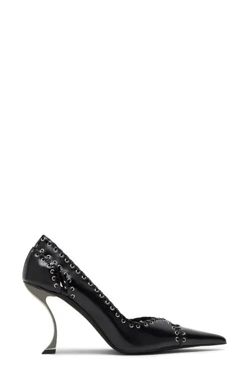 Jeffrey Campbell Fix Me Pointed Cap Toe Pump