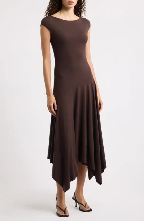 REFORMATION Danica Handkerchief Hem Knit Dress