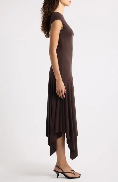 REFORMATION Danica Handkerchief Hem Knit Dress