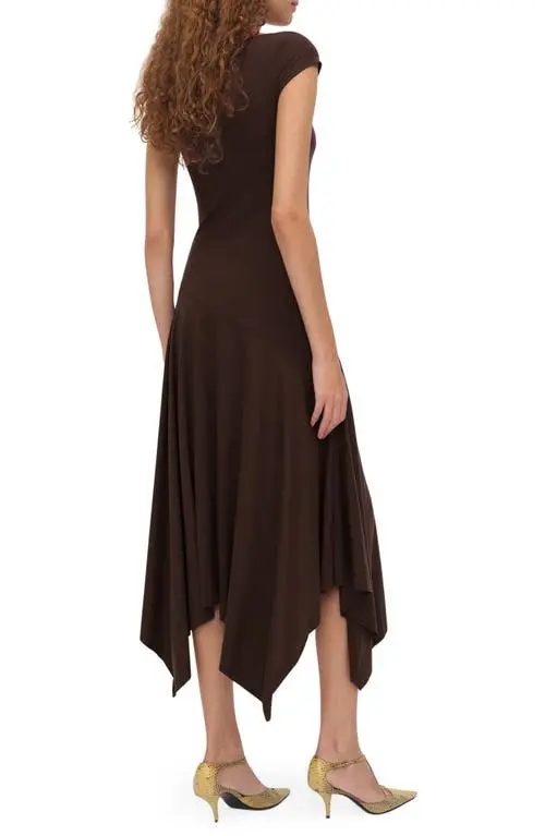 REFORMATION Danica Handkerchief Hem Knit Dress