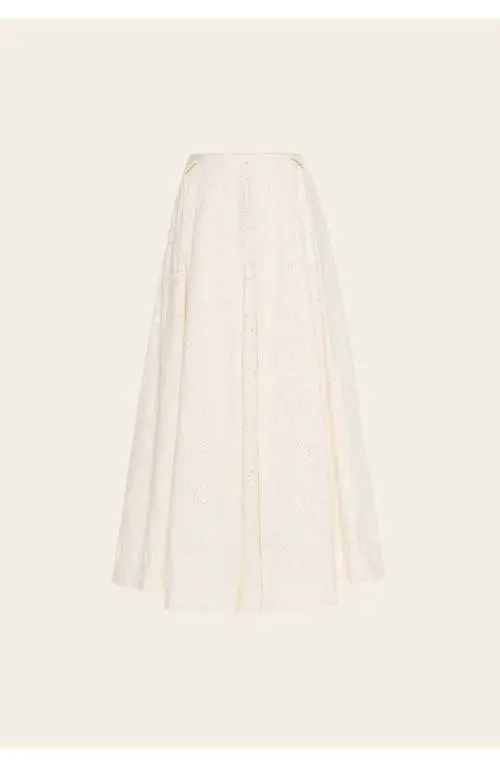 Agua Bendita Delta Playa Maxi Skirt - Ivory