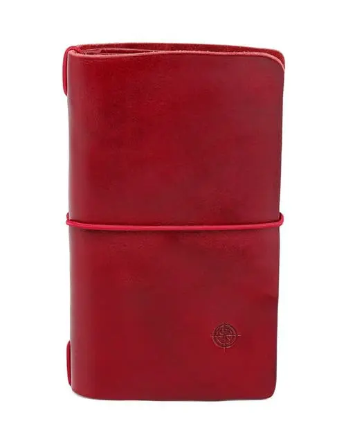 OLD TREND Nomad Genuine Leather Travel Organizer - Red