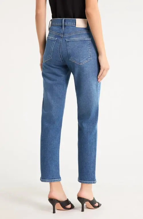 Paige Reece High Waist Ankle Slim Leg Jeans