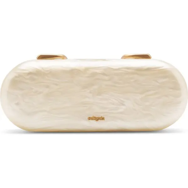 Cult Gaia Ilaria Acrylic Clutch - Ivory