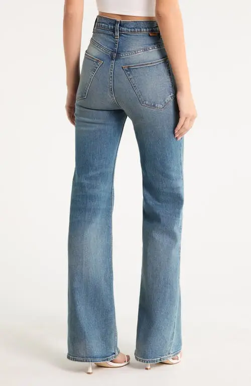 JAMIE HALLER The Crease High Waist Flare Leg Jeans