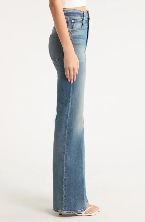 JAMIE HALLER The Crease High Waist Flare Leg Jeans
