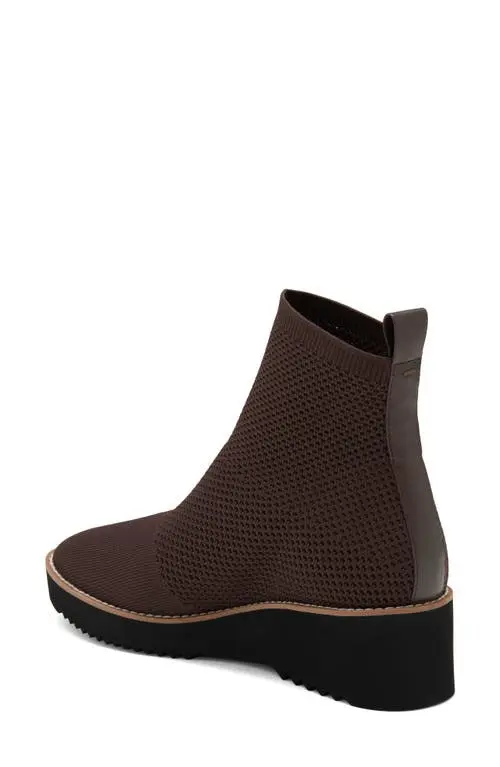 Jeffrey Campbell Estuary Knit Wedge Bootie - Coffee