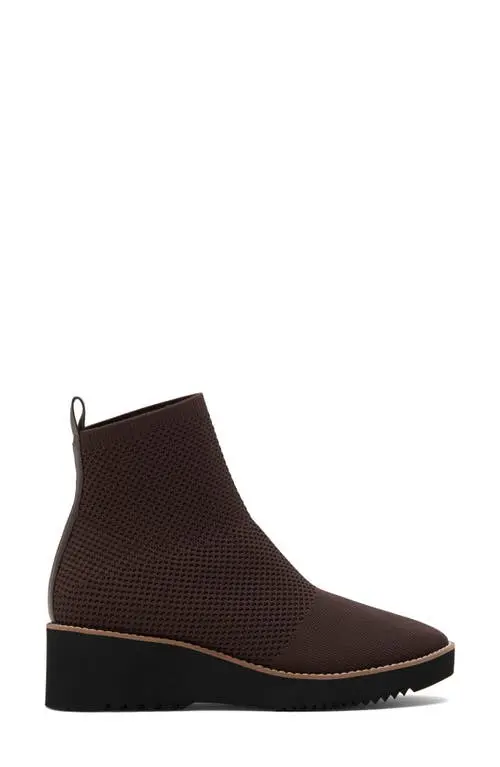 Jeffrey Campbell Estuary Knit Wedge Bootie - Coffee