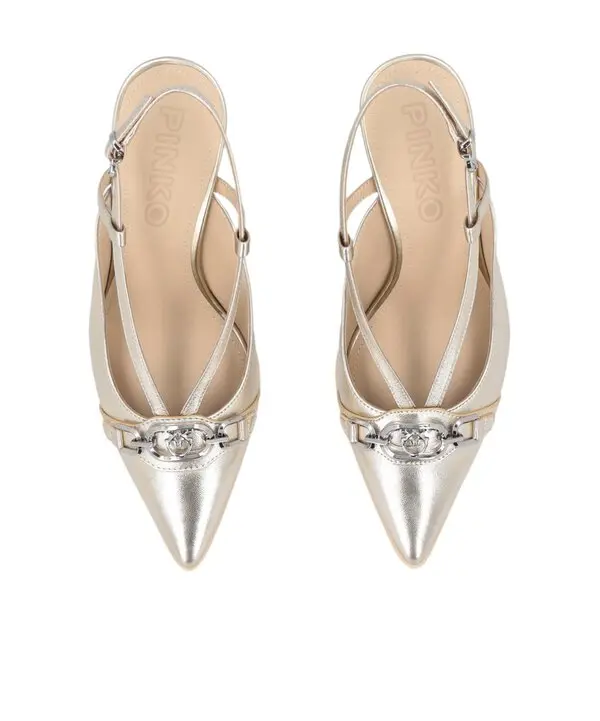 Pinko Slingback-strap Pumps - Light Brown