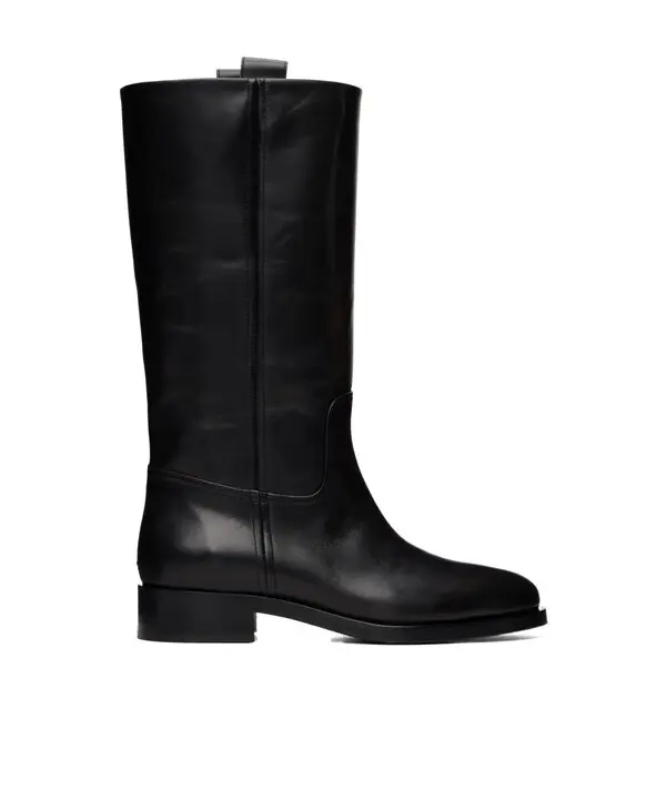 AeydĒ Theo Leather Boots - Black