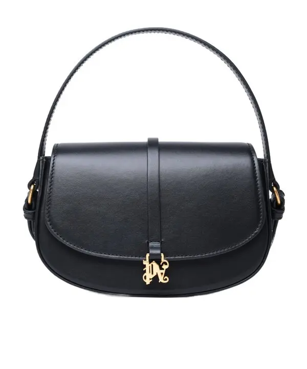 Palm Angels Monogram Plaque Shoulder Bag