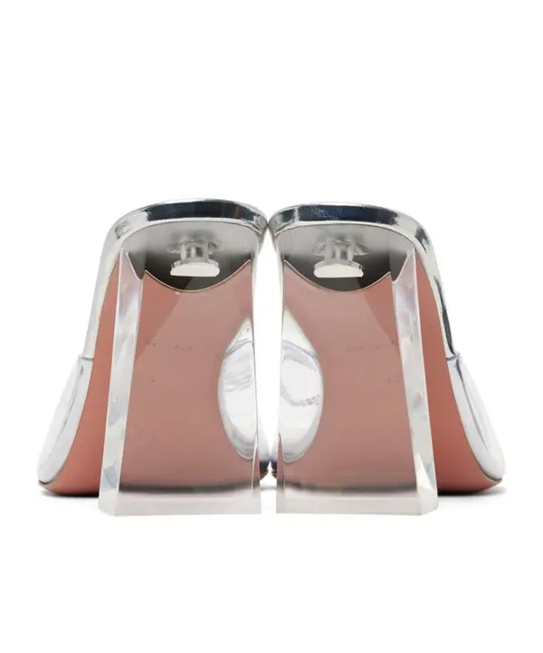 Amina Muaddi Bella Glass High-heeled Sandals