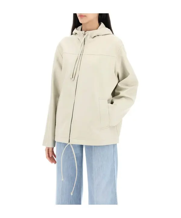 Bottega Veneta Nappa Hoodeed Jacket