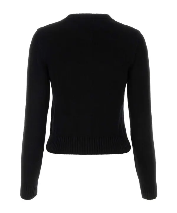 Palm Angels Logo-embroidered Buttoned Cardigan