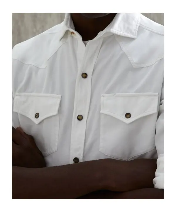 Brunello Cucinelli Leisure Fit Chest Pocket Shirt
