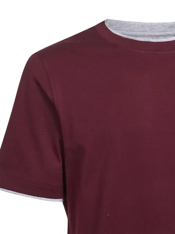 Brunello Cucinelli Crewneck Straight Hem T-shirt