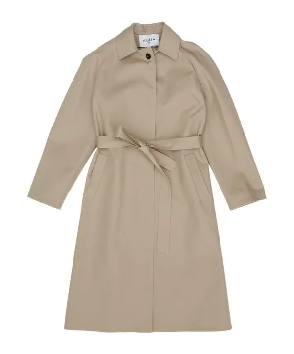 Alaïa Long-sleeved Belted Coat - No