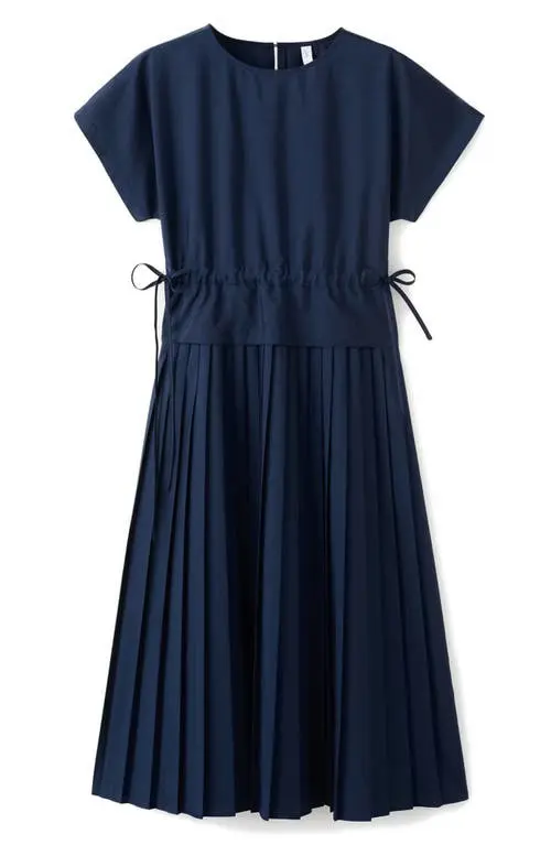 Mango Pleated A-line Dress