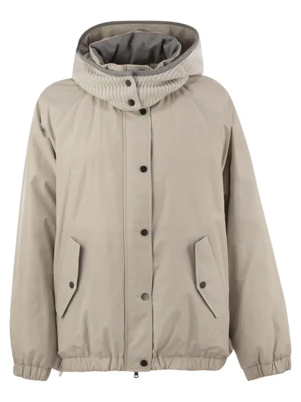Brunello Cucinelli Elasticated Hem Hooded Jacket