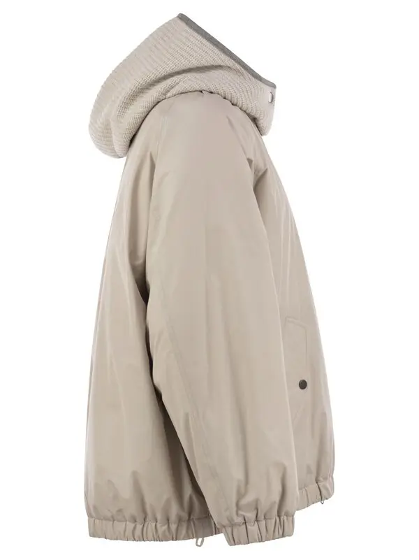 Brunello Cucinelli Elasticated Hem Hooded Jacket