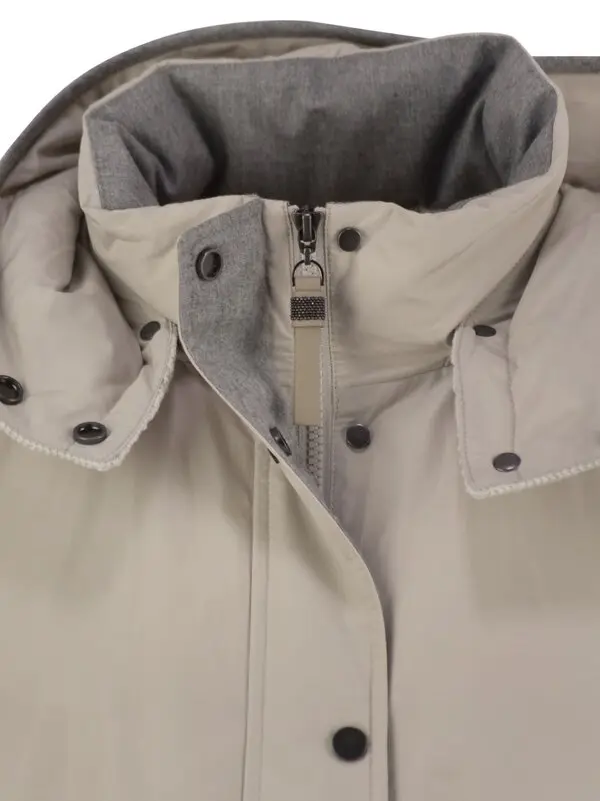 Brunello Cucinelli Elasticated Hem Hooded Jacket