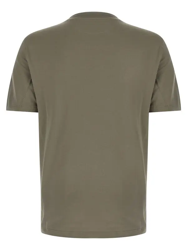 Brunello Cucinelli Logo Printed Crewneck T-shirt