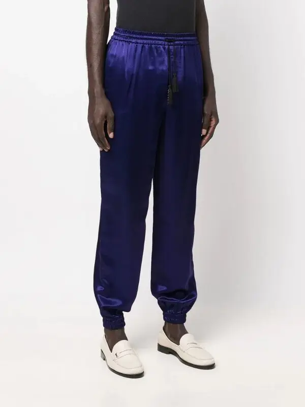 Saint Laurent Sweatpants In Satin