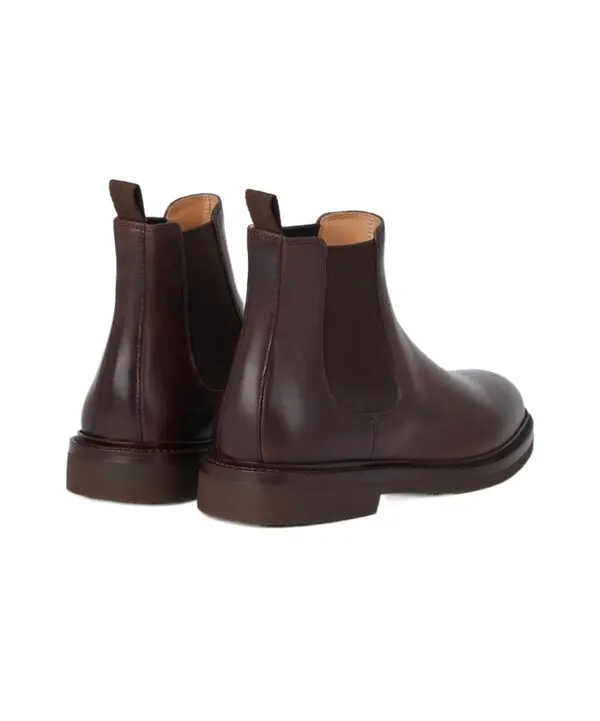 Brunello Cucinelli Round-toe Chelsea Ankle Boots