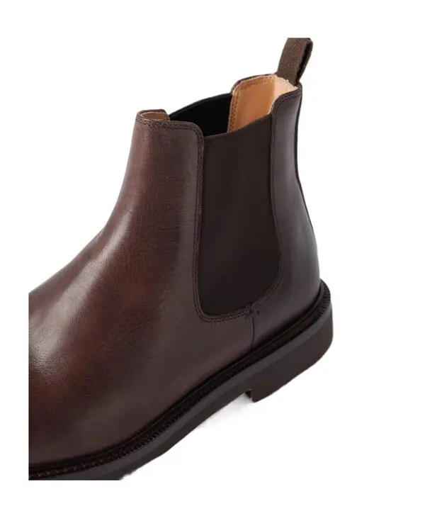 Brunello Cucinelli Round-toe Chelsea Ankle Boots