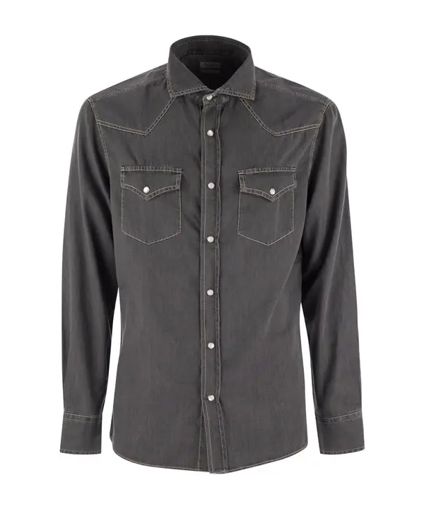 Brunello Cucinelli Buttoned Long-sleeved Shirt