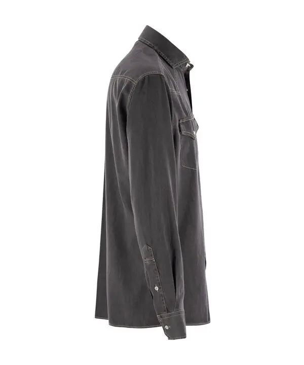 Brunello Cucinelli Buttoned Long-sleeved Shirt