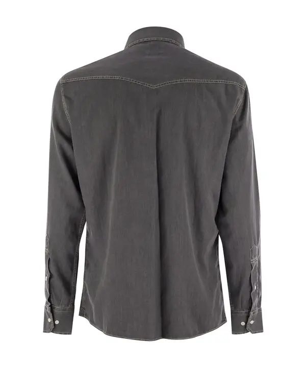 Brunello Cucinelli Buttoned Long-sleeved Shirt