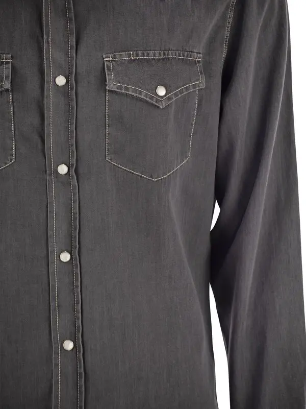 Brunello Cucinelli Buttoned Long-sleeved Shirt
