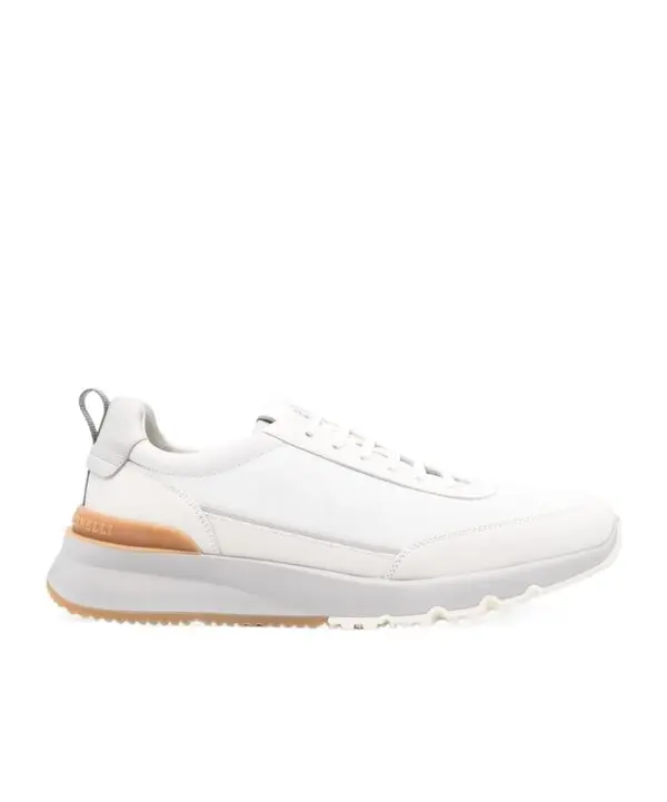 Brunello Cucinelli Logo Embossed Lace-up Sneakers