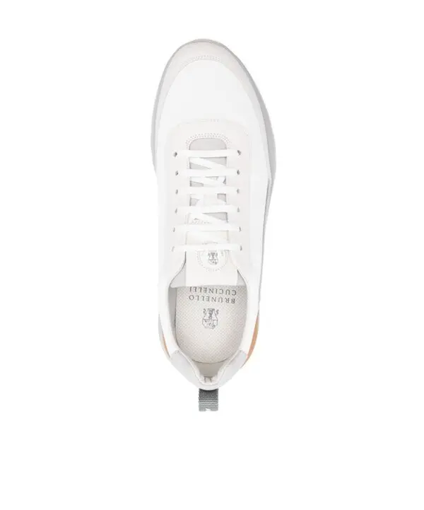 Brunello Cucinelli Logo Embossed Lace-up Sneakers