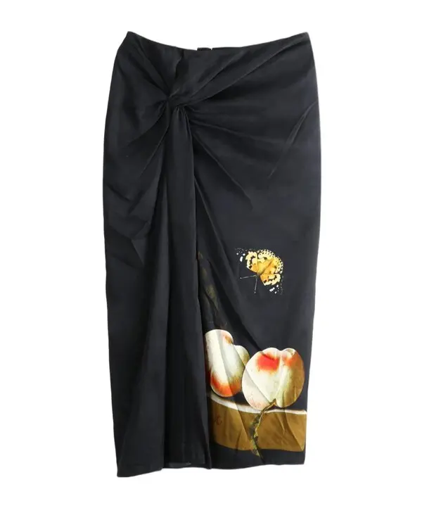 Dries Van Noten Printed Midi Skirt