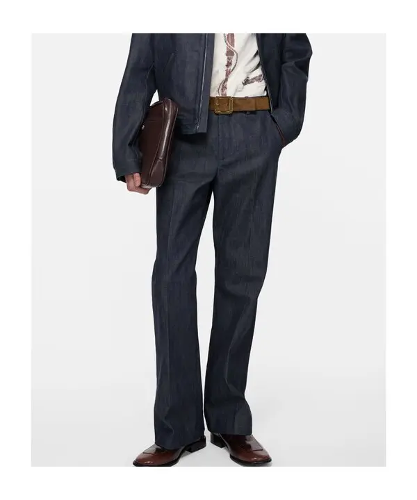 Acne Studios Branded Selvedge Denim Trousers
