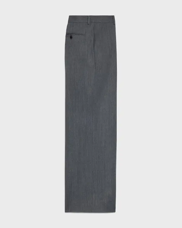 Celine Straight-leg Wool Trousers