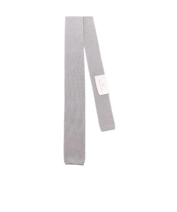 Brunello Cucinelli Square-tip Knitted Tie