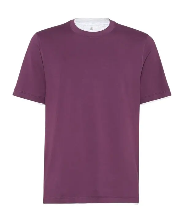 Brunello Cucinelli Layered-effect Crewneck T-shirt