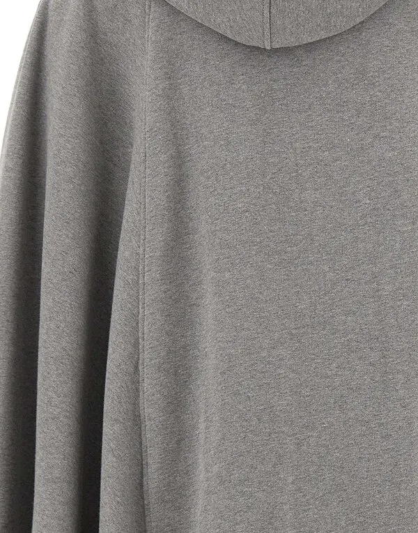 7 For All Mankind Oversized Zip Hoodie - Grey