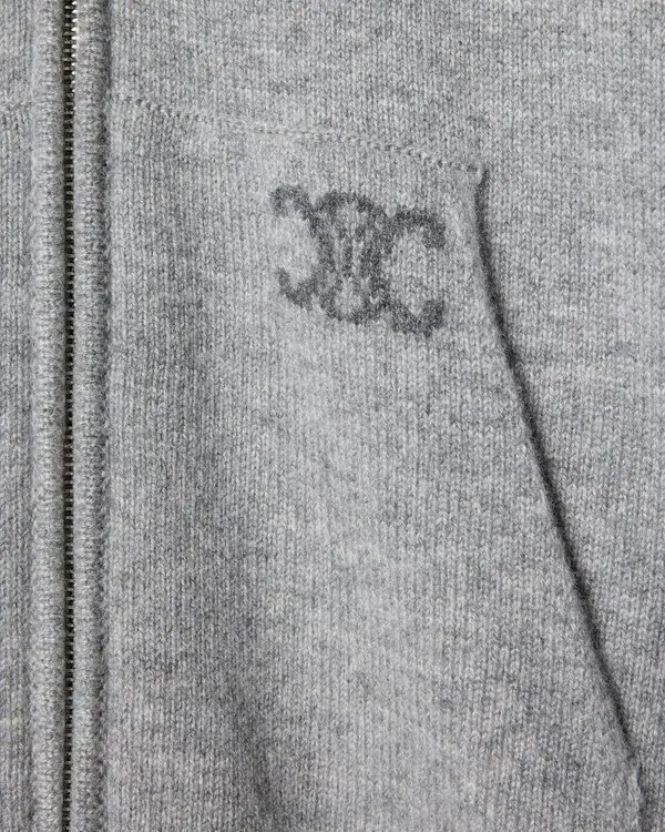 Celine Cashmere Hooded Cardigan