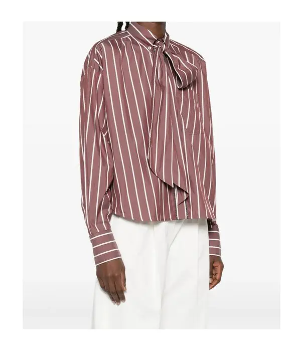 Brunello Cucinelli Striped Long-sleeved Shirt