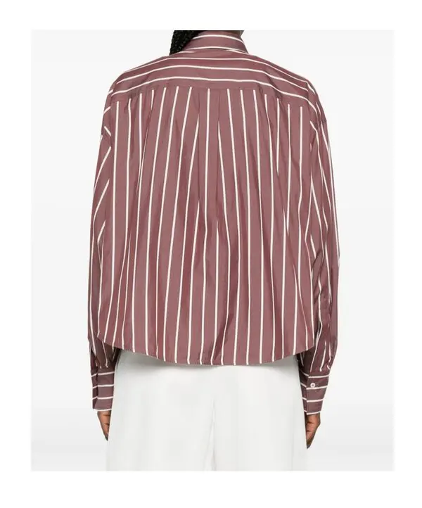 Brunello Cucinelli Striped Long-sleeved Shirt