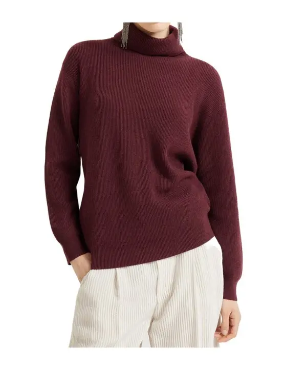 Brunello Cucinelli Turtleneck Ribbed-knit Jumper
